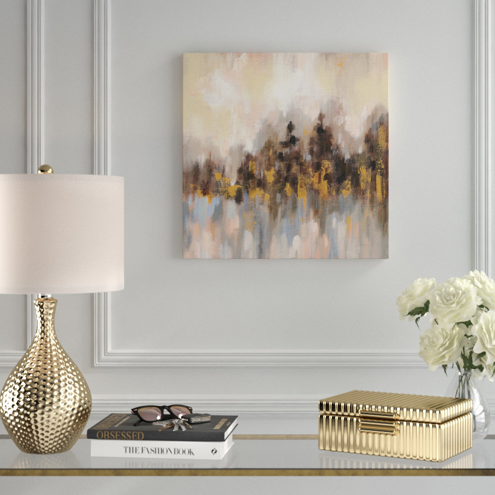 Mercer41 'Blushing Forest I' Acrylic Painting Print on Canvas - Wayfair Canada